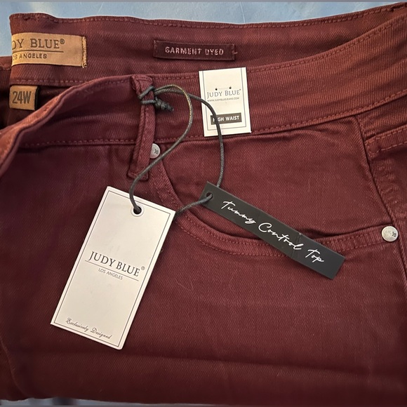 Judy Blue | Jeans | Judy Blue Garment Garment Dyed Tummy Control Crops ...